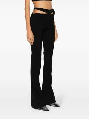 Attico Cut-out Flared Trousers