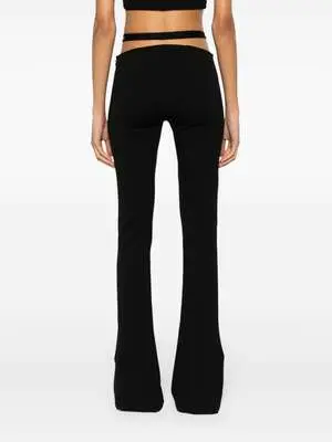 Attico Cut-out Flared Trousers