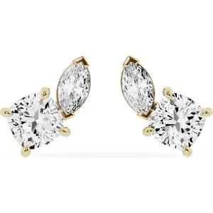JENNIFER FISHER 18k Gold 2.62 Ctw Lab-created Diamond Stud Earrings - 18k Yellow Gold