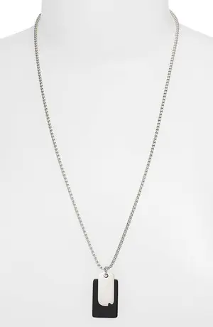 JONAS STUDIO Hudson Time And Place Sterling Silver Chain Necklace