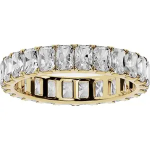JENNIFER FISHER 18k Gold 3.12 Ctw Lab-created Diamond Eternity Ring - 18k Yellow Gold