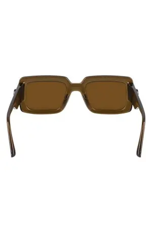 Longchamp 53mm Rectangular Sunglasses