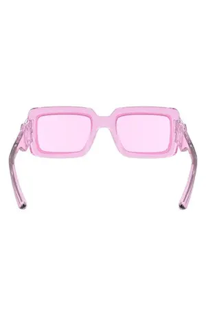 Longchamp 53mm Rectangular Sunglasses