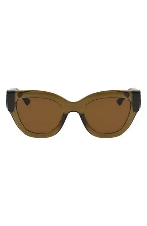 Longchamp 52mm Cat Eye Sunglasses - Khaki