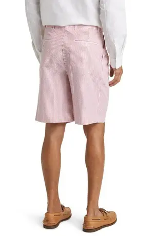 Berle Seersucker Shorts - Red