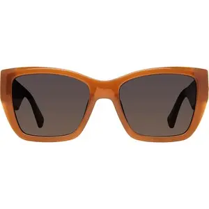 Kurt Geiger Kurt Geiger London Kensington Rectangular Sunglasses Brown/ Brown Gradient