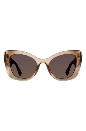 Kurt Geiger Kurt Geiger London 52mm Gradient Cat Eye Sunglasses Caramel/brown Gradient