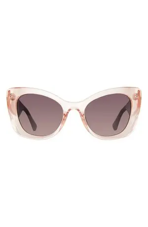 Kurt Geiger 52mm Gradient Cat Eye Sunglasses - Light Pink/azure Gradient
