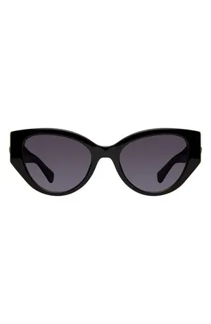 Kurt Geiger Shoreditch Gradient Round Sunglasses - Z/dnublack Pink/gray Grad