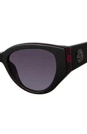 Kurt Geiger Shoreditch Gradient Round Sunglasses - Z/dnublack Pink/gray Grad