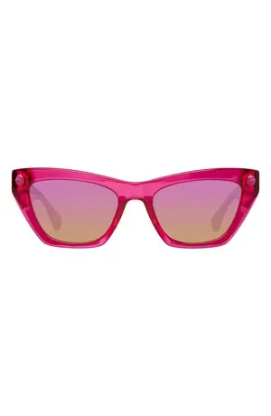 Kurt Geiger Kurt Geiger London 51mm Cat Eye Sunglasses Fuchsia Matte/ Pink Fl