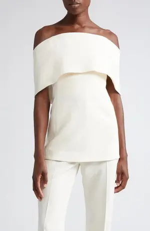 TOTEME Off The Shoulder Evening Top