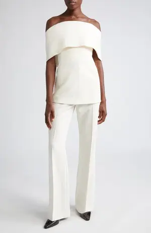 TOTEME Off The Shoulder Evening Top