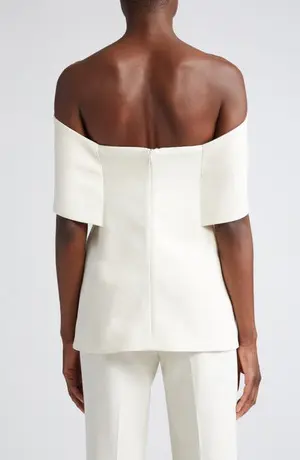 TOTEME Off The Shoulder Evening Top