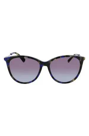 Longchamp Longchamp 55mm Gradient Sunglasses Blue Havana