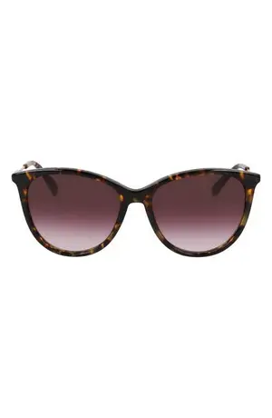 Longchamp Longchamp 55mm Gradient Sunglasses Dark Havana