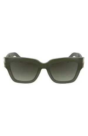 Longchamp 53mm Rectangular Sunglasses - Sage