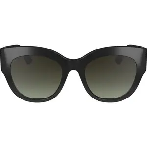 Longchamp Longchamp 55mm Butterfly Sunglasses Black