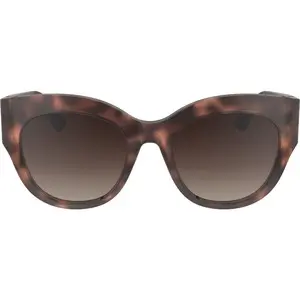 Longchamp Longchamp 55mm Butterfly Sunglasses Rose Havana