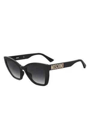Moschino 55mm Gradient Cat Eye Sunglasses