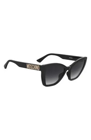 Moschino 55mm Gradient Cat Eye Sunglasses