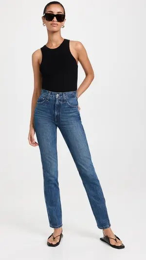 Co Hi-rise Tapered Denim Jeans