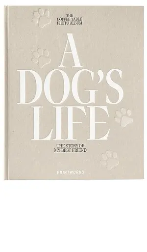 PRINTWORKS A Dog's Life Dog Album - Beige