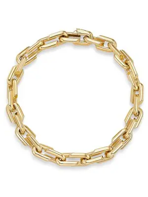 FOUNDRAE Women's Strong Hearts 18K Yellow Gold Chain Necklace - Gold - Gold