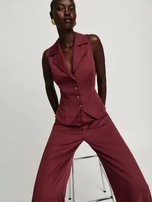 REFORMATION Reformation Taryn Two Piece Set Chianti