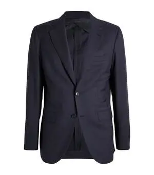 Brioni Wool-silk Plume Blazer