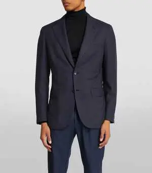 Brioni Wool-silk Plume Blazer