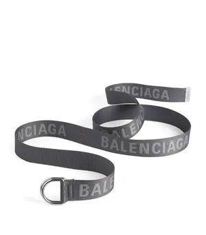 Balenciaga Logo D-ring Belt - Blue