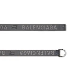 Balenciaga Logo D-ring Belt - Blue