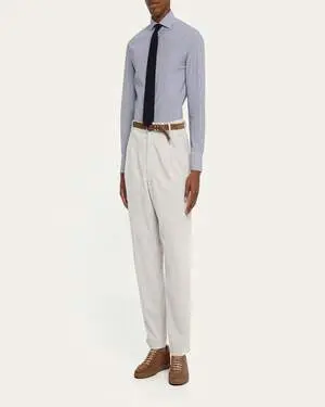 Brunello Cucinelli Suede T-toe Sneakers