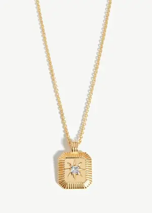 MISSOMA April Birthstone -plated Necklace - Gold