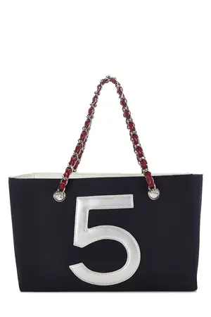 Chanel Canvas No. 5 Shopping Tote