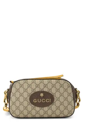 Gucci Original Gg Supreme Canvas Neo Vintage Messenger Bag - Brown