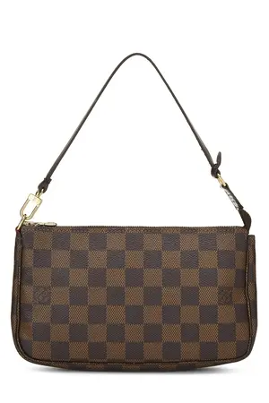 LOUIS VUITTON Damier Ebene Pochette Accessoires - Brown