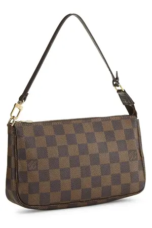 LOUIS VUITTON Damier Ebene Pochette Accessoires - Brown