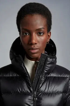 Moncler Glements Mid-length Down Jacket - Black