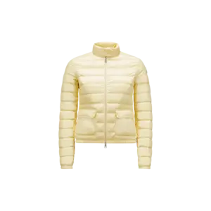 Moncler Lans Short Down Jacket Yellow