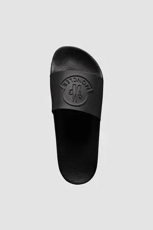 Moncler Basile Slides - Black