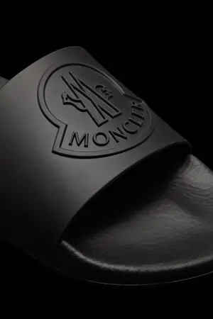Moncler Basile Slides - Black