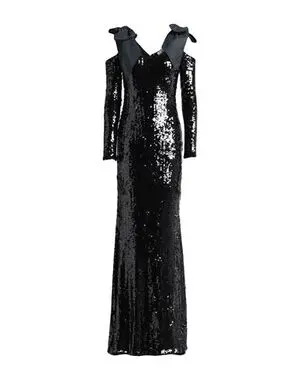 Elisabetta Franchi Maxi Sequin Dress - Black