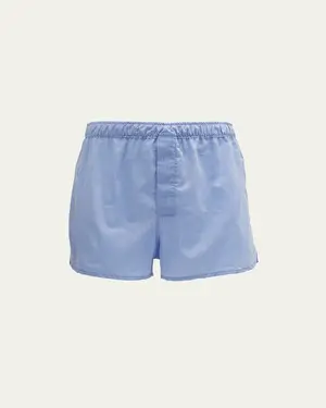 Derek Rose Amalfi 1 Modern Fit Boxers - Blue