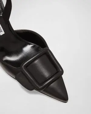 Manolo Blahnik Maysli Pumps - Black