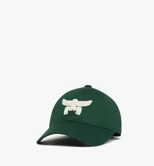 Mcm MCM Essential Logo Cap Forest Green