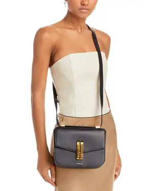 DEMELLIER Vancouver Leather Crossbody Bag - Mocha