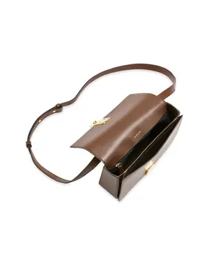 DEMELLIER Vancouver Leather Crossbody Bag - Mocha