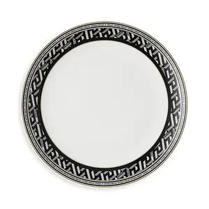 Versace La Greca Signature Salad Plate - Black